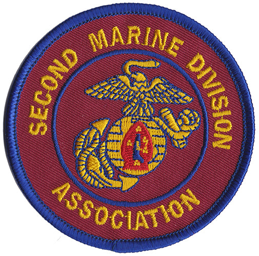 Second Marine Division Association Military Patch | Eagle Emblems ...