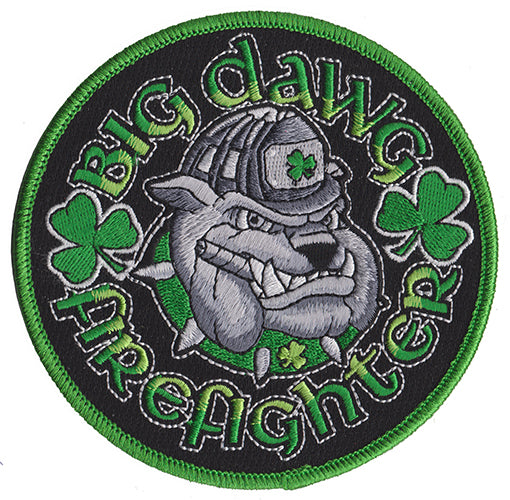 Big Dawg Firefighter Bulldog Fire Patch | Eagle Emblems & Graphics
