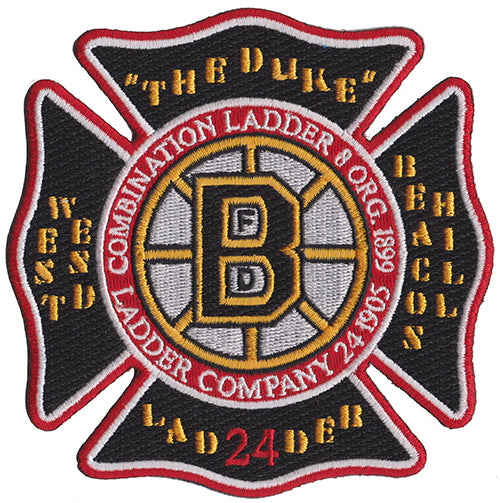 Boston Ladder 24 Bruins The Duke Fire Patch | Eagle Emblems & Graphics