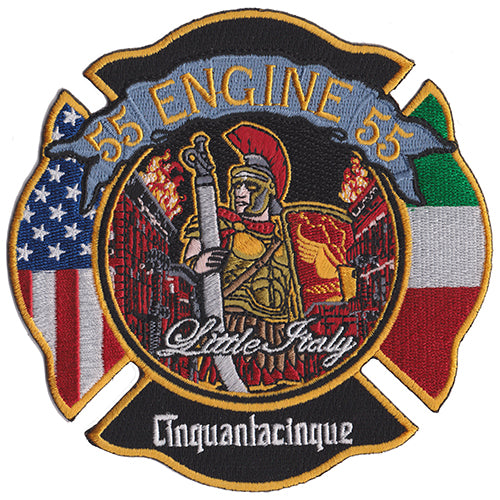 New York City Engine 55 Little Italy 2025 NEW Design Fire Patch | Eagle ...