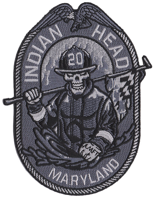 Indian Head, MD Station 20 Subdued Fire Patch | Eagle Emblems & Graphics
