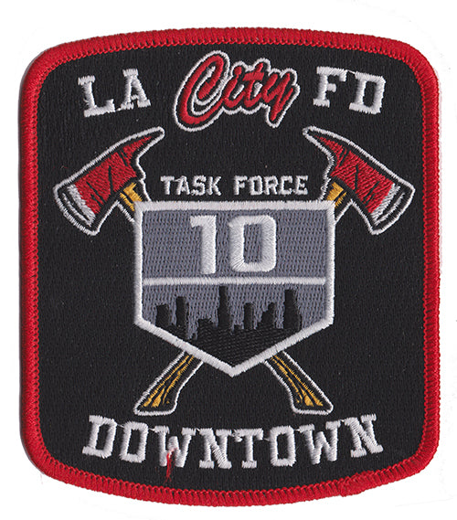 LAFD Task Force 10 Downtown Fire Patch | Eagle Emblems & Graphics