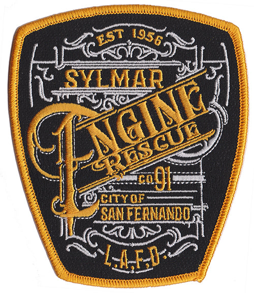 LAFD Station 91 Engine Rescue City of Fernando Fire Patch | Eagle ...