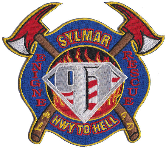 LAFD Station 91 Highway to Hell Subdued Fire Patch | Eagle Emblems ...