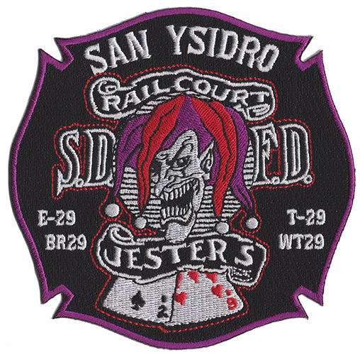 San Diego Station 29 Rail Court Jesters Fire Patch | Eagle Emblems ...