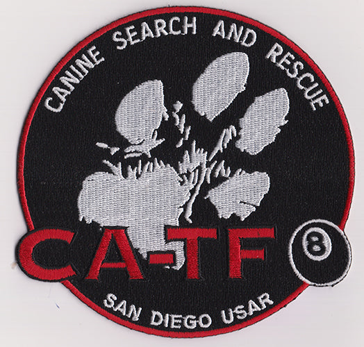 San Diego USAR Canine Search & Rescue Fire Patch | Eagle Emblems & Graphics