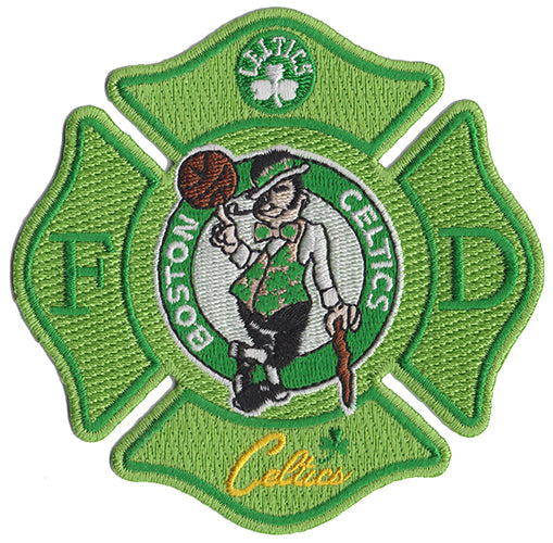 Boston Celtics Fire Patch NEW | Eagle Emblems & Graphics