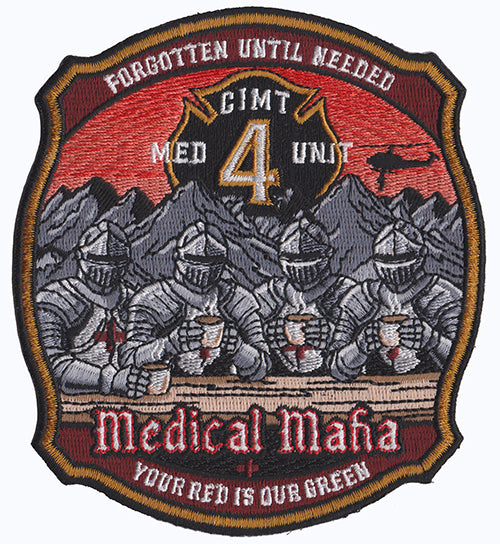 CIMT Medic Unit 4 Medical Mafia Fire Patch | Eagle Emblems & Graphics