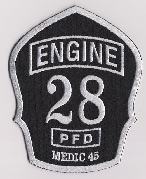 Philadelphia Engine 28 Medic 45 Fire Patch | Eagle Emblems & Graphics