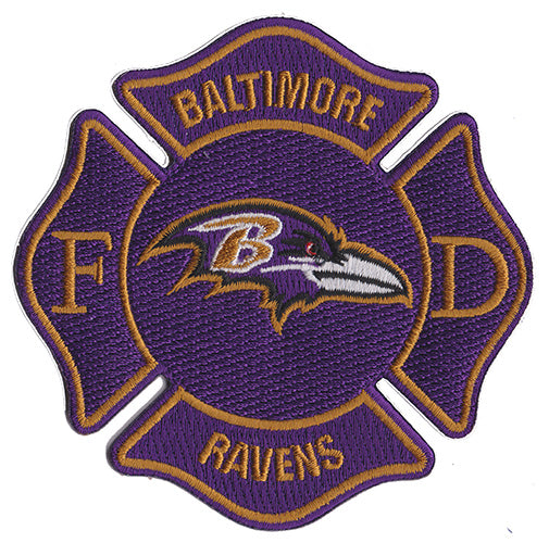 Baltimore Ravens FD NEW Football Fire Patch | Eagle Emblems & Graphics