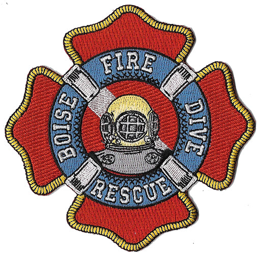 Boise Dive Rescue Fire Patch | Eagle Emblems & Graphics