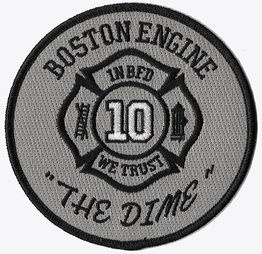 Boston Engine 10 In BFD We Trust Round Fire Patch | Eagle Emblems ...