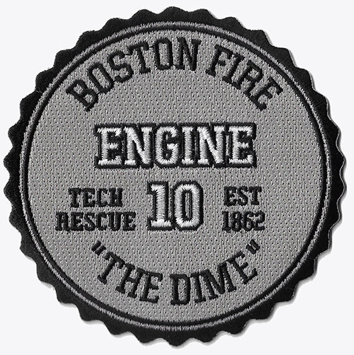 Boston Engine 10 Unique Shape The Dime Tech Rescue Fire Patch | Eagle ...