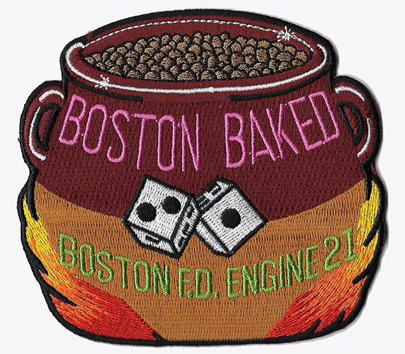 Boston Engine 21 Boston Baked Fire Patch | Eagle Emblems & Graphics