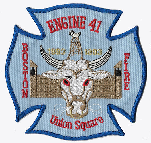Boston Fire Department Engine 41 Union Square Fire Patch | Eagle ...