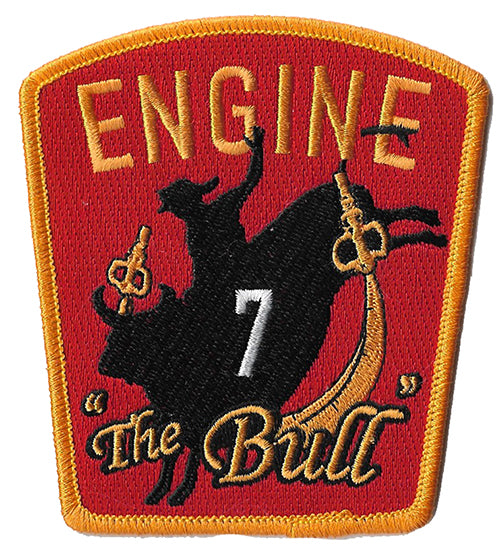 Boston Engine 7 "The Bull" Fire Patch | Eagle Emblems & Graphics