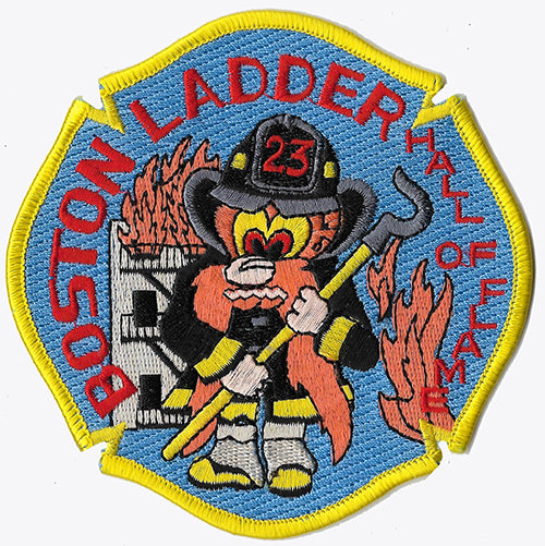 Boston Ladder 23 Hall of Flame Fire Patch | Eagle Emblems & Graphics