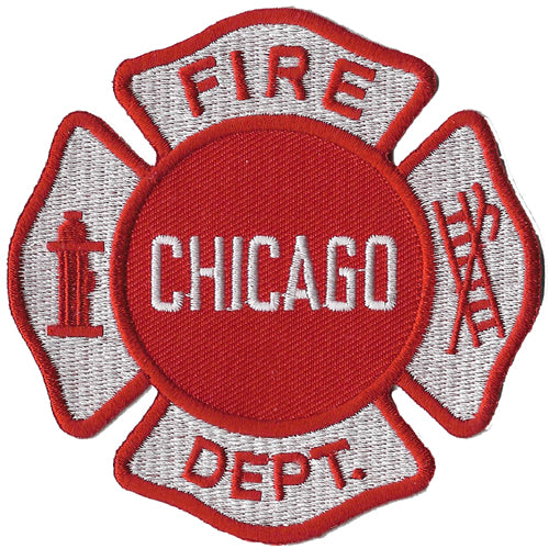 Chicago Fire Department 4" Patch | Eagle Emblems & Graphics