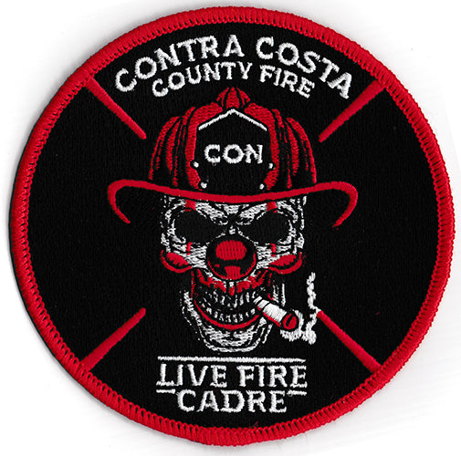 Contra Costa, CA Live Fire Cadre Fire Patch | Eagle Emblems & Graphics