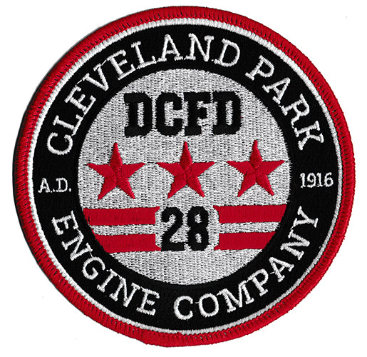 DCFD Engine 28 Cleveland Park Est. 1916 Fire Patch | Eagle Emblems ...