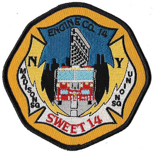 New York City Engine 14 Sweet 14 Fire Patch | Eagle Emblems & Graphics
