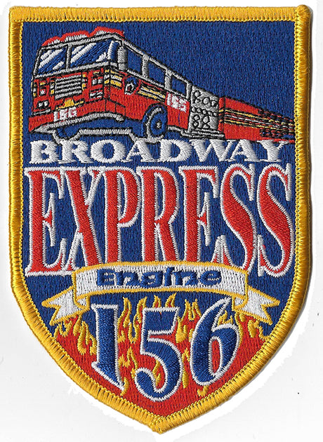 New York City Engine 156 Broadway Express Patch | Eagle Emblems & Graphics
