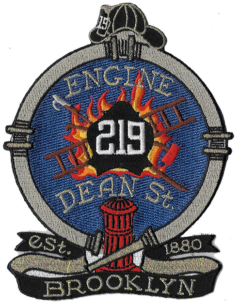 New York City Engine 219 Dean St. Patch | Eagle Emblems & Graphics