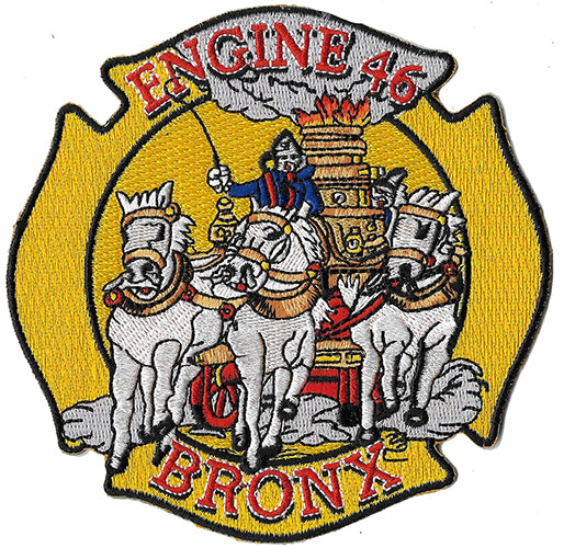 New York City Engine 46 Bronx Patch | Eagle Emblems & Graphics