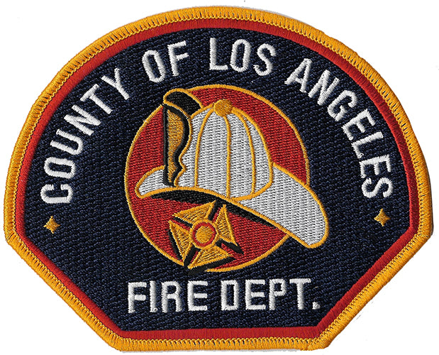 LA County Fire Department Patch | Eagle Emblems & Graphics