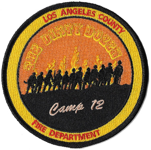 LA County Camp 12 Dirty Dozen Fire Patch | Eagle Emblems & Graphics