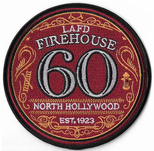 LAFD Station 60 "North Hollywood" Patch | Eagle Emblems & Graphics