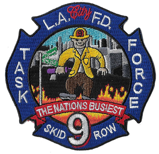 LAFD Task Force 9 Patch "Nation's Busiest" Patch | Eagle Emblems & Graphics