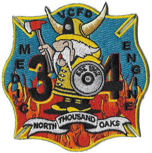 Ventura, CA Station 34 Patch | Eagle Emblems & Graphics