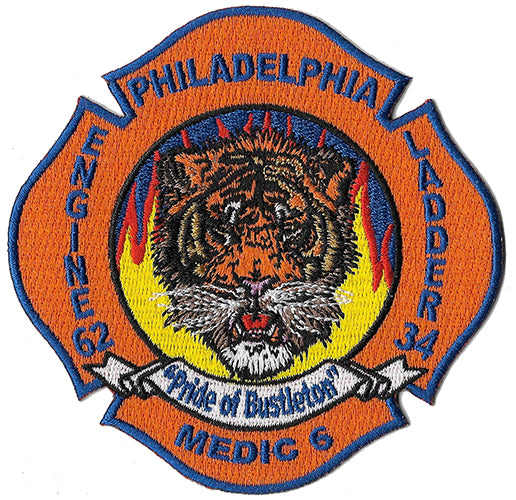 Philadelphia Engine 62 Ladder 34 Medic 6 Patch | Eagle Emblems & Graphics
