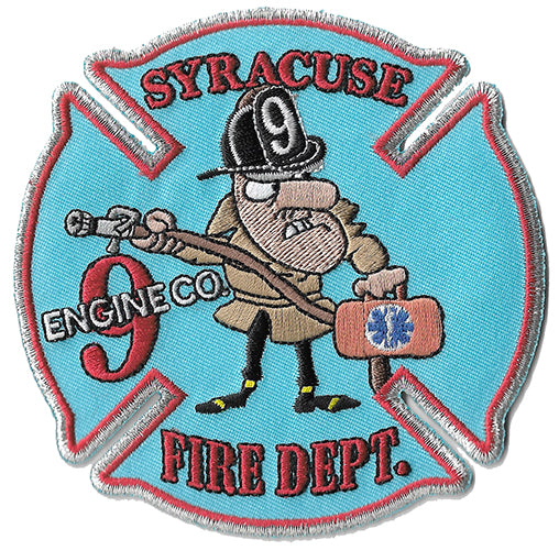 Syracuse Engine 9 Fire Patch | Eagle Emblems & Graphics